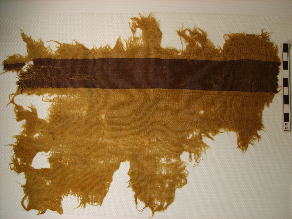 Ancient Egyptian wool fragment from Karanis dated 30 BC - AD 395 ...